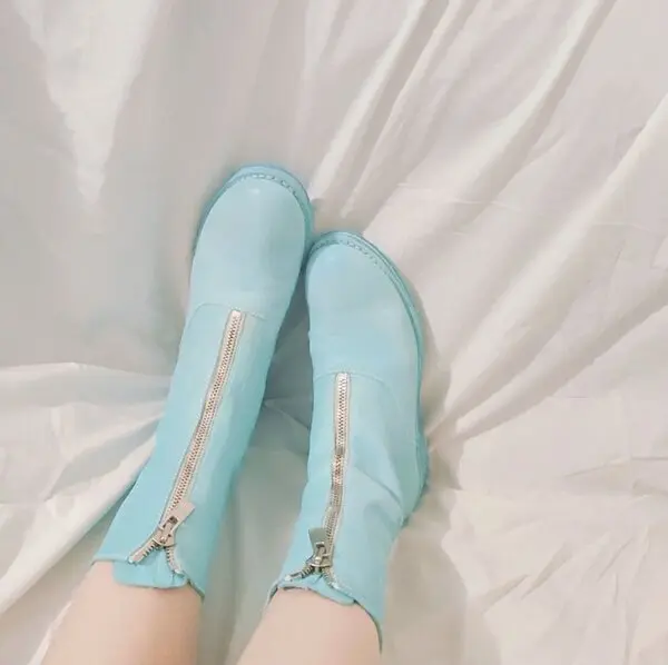 Guidi Zip-up Ankle Boots - Blue