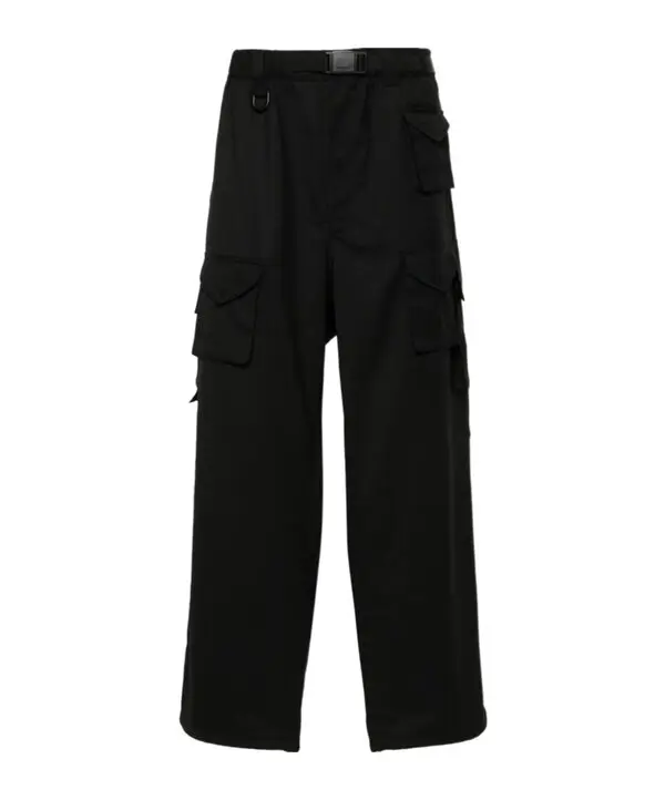 Y3 Wide-leg Belted Cargo Pants