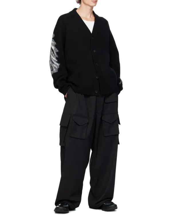Y3 Wide-leg Belted Cargo Pants