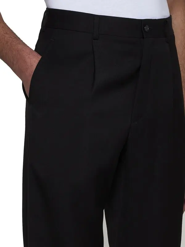 Comme Des Garçons Cropped Tailored Trousers