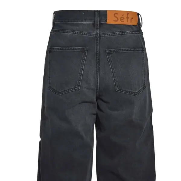 Séfr Wide Leg Jeans - Black