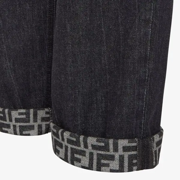 Fendi Straight-leg Belt-looped Jeans