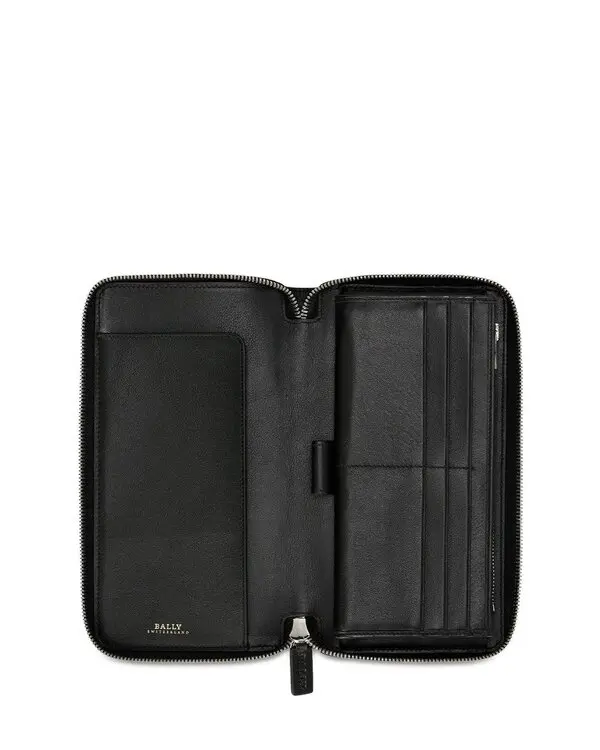 Bally Logo Zipper Wallet