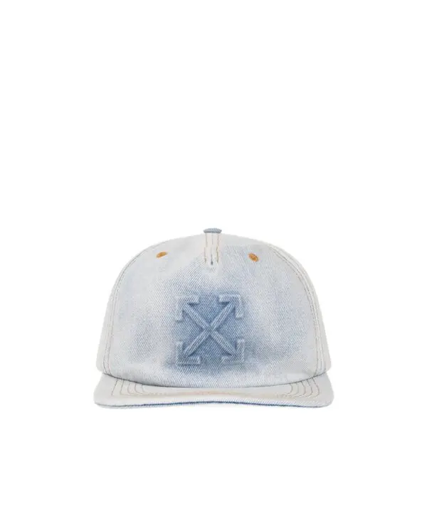Off-White Arrows Denim Baseball Cap - Blue