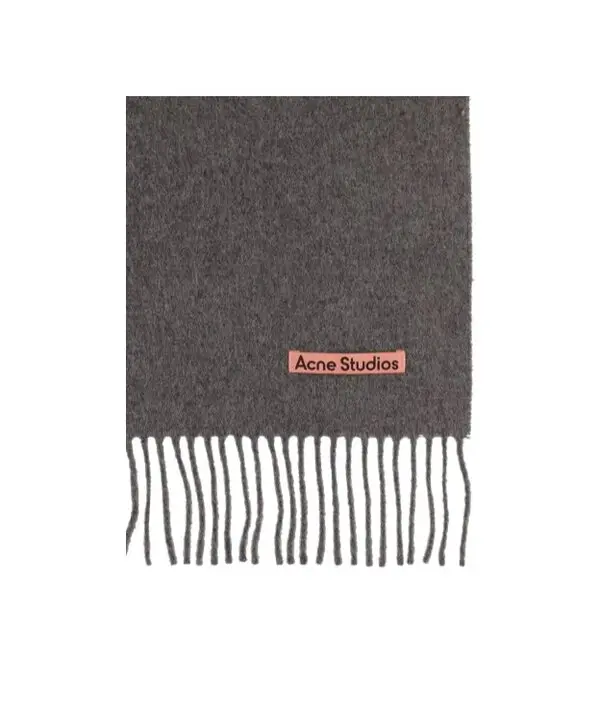 Acne Studios Fraser Detail Scarf - Black