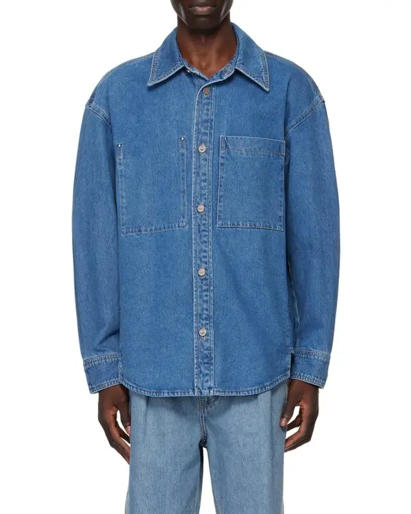 WOOYOUNGMI Logo Denim Shirt