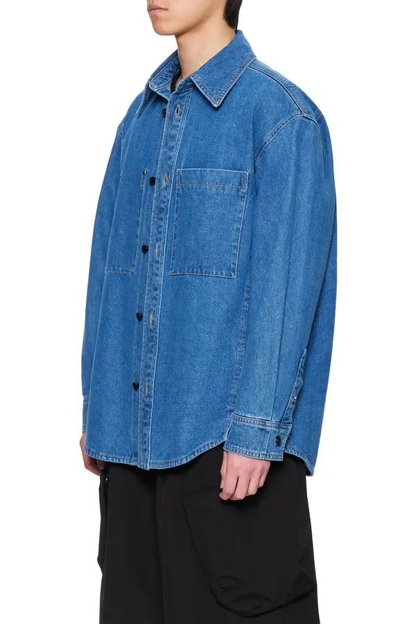 WOOYOUNGMI Logo Denim Shirt