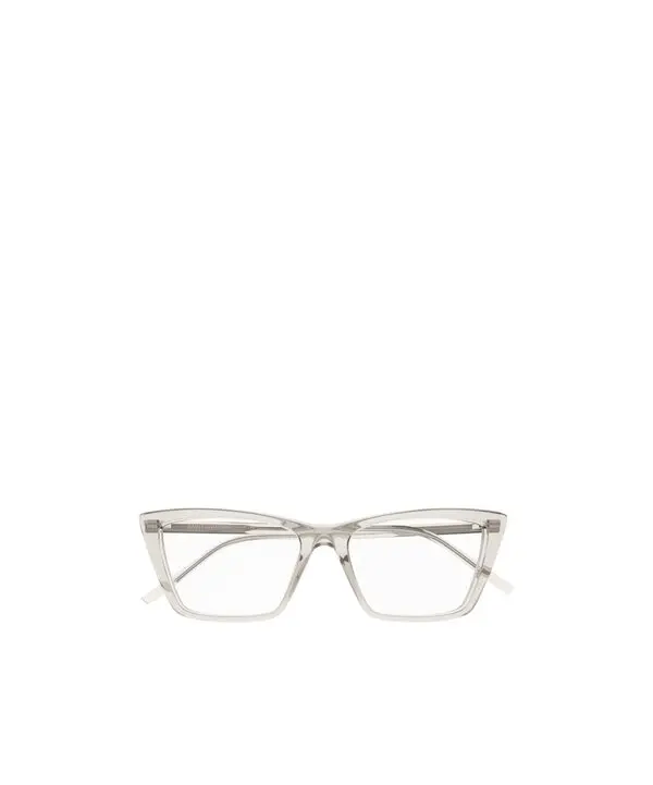 Saint Laurent Sl 737 Mica Cat-eye Glasses - Beige