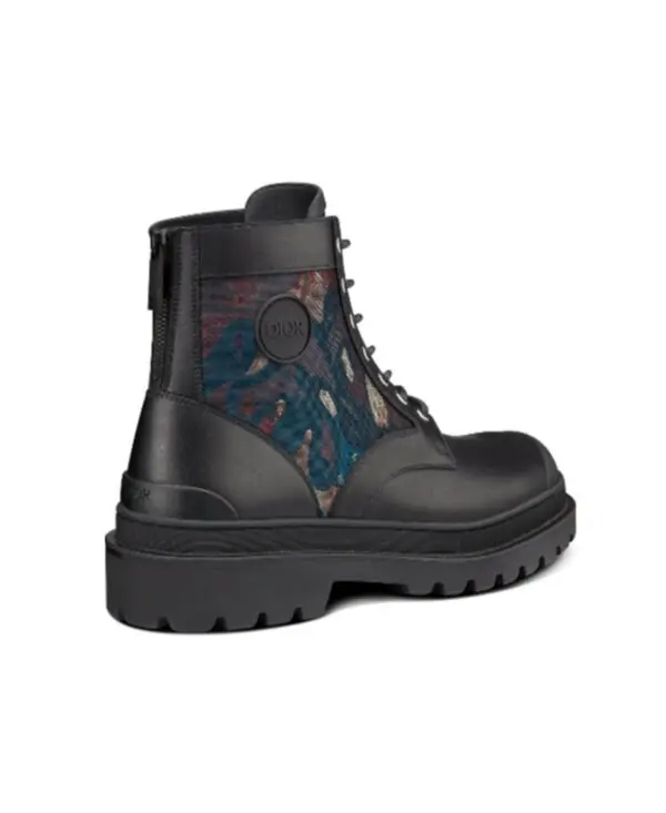 Dior Logo Combat Boots