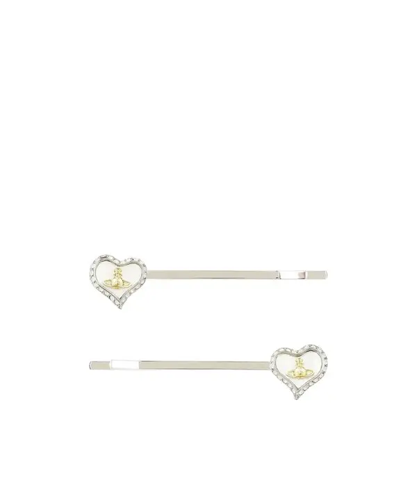 VIVIENNE WESTWOOD Petra Barbie Hairpin Set - White