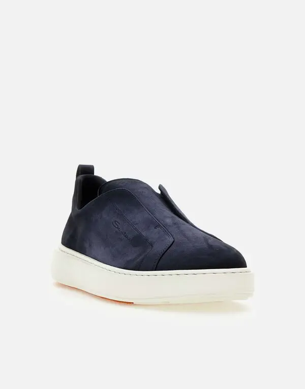 Santoni Victory Slip-on Sneakers - Blue