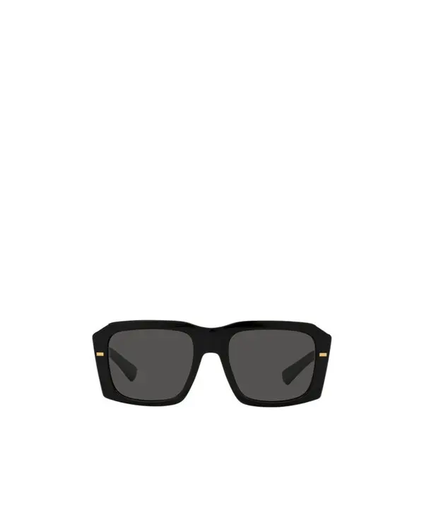 Dolce & Gabbana Square Frame Sunglasses With Logo Detail - Black