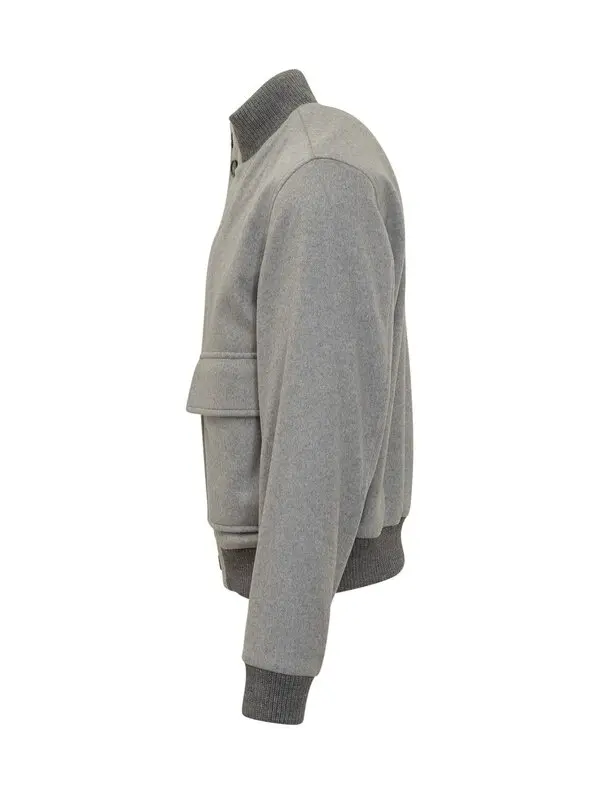 Hugo Boss Button-fastening Pocket Bomber Jacket