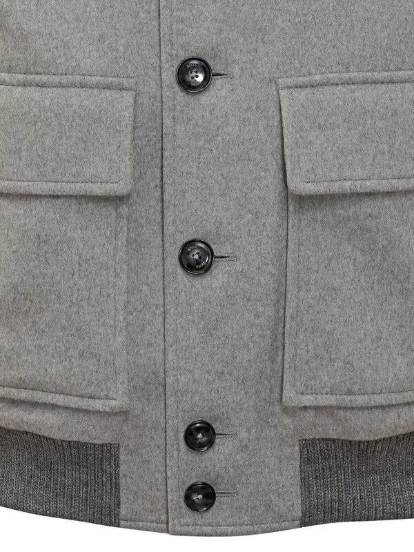 Hugo Boss Button-fastening Pocket Bomber Jacket