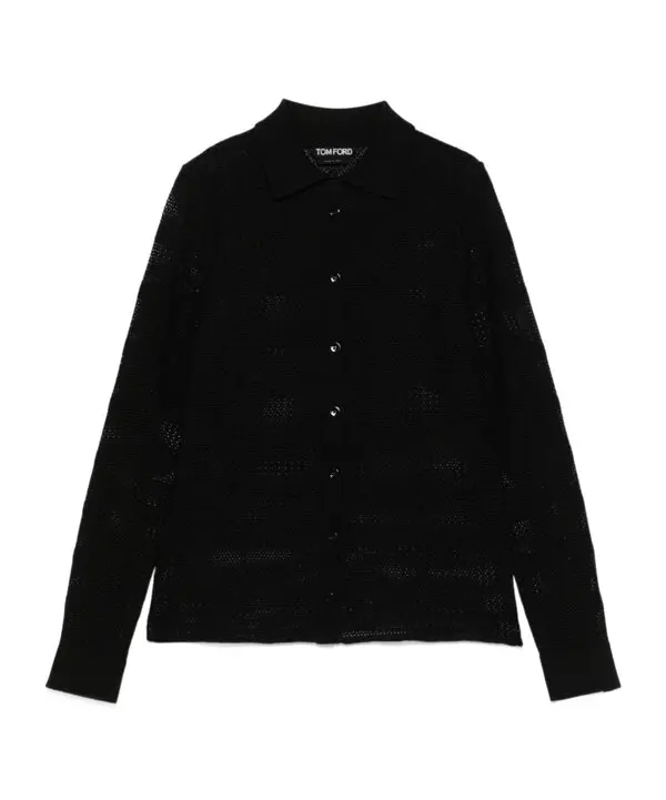TOM FORD Knitted Shirt With Lapels