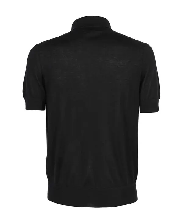 TOM FORD Logo Polo Shirt - Black