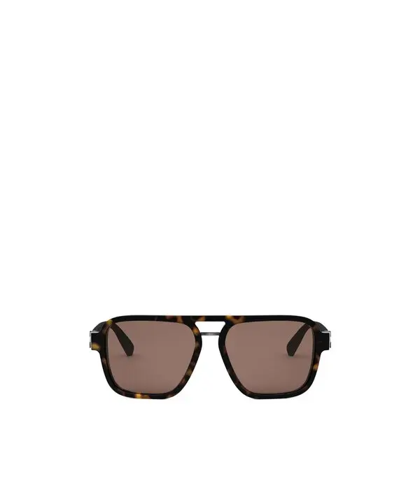 BVLGARI Square Frame Sunglasses - Brown