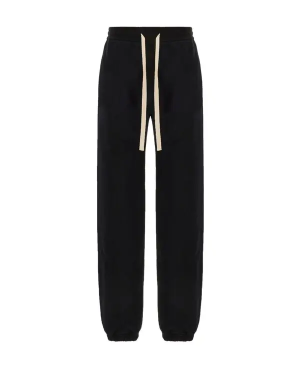 JIL SANDER Drawstring Sweatpants - Black