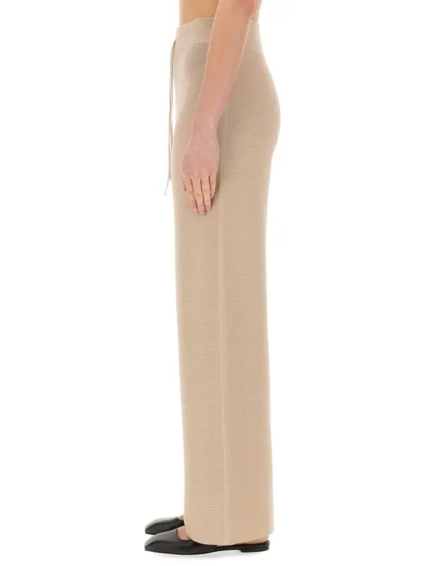 Fabiana Filippi Knitted Trousers With Drawstring Waist