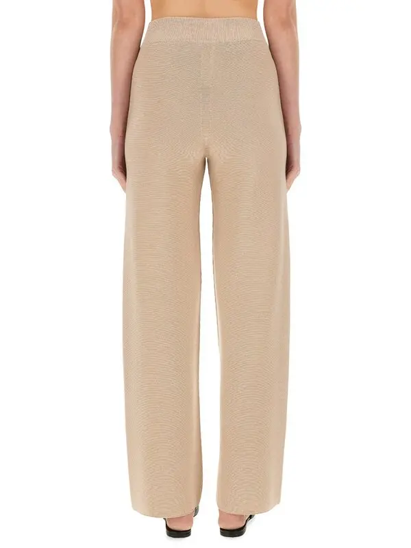 Fabiana Filippi Knitted Trousers With Drawstring Waist