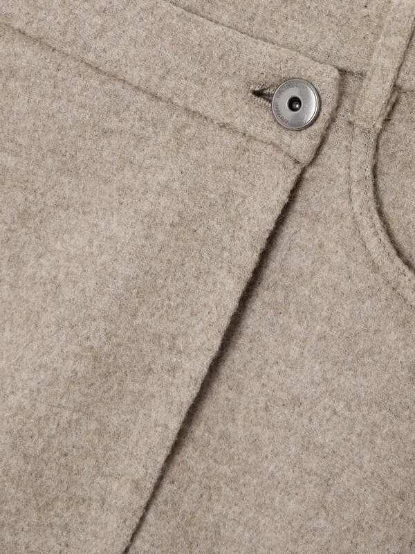 Brunello Cucinelli Wrap Buttoned Skirt