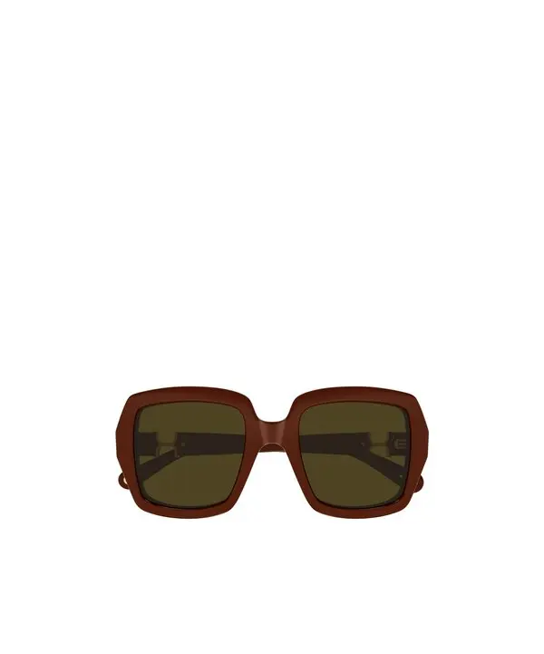 Chloé Eyewear Square Frame Sunglasses - Brown