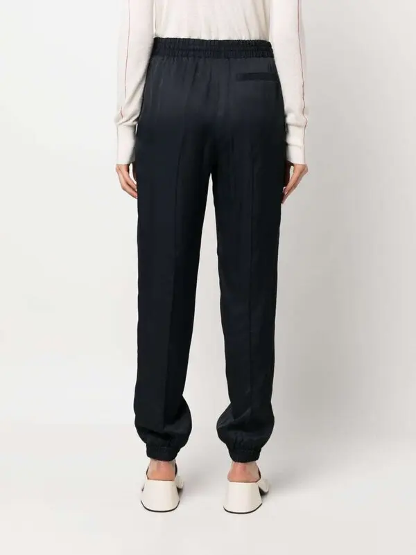 JIL SANDER Drawstring Track Pants - Black