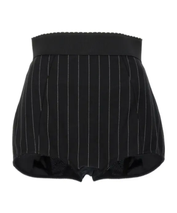Dolce & Gabbana High Waisted Pinstripe Shorts