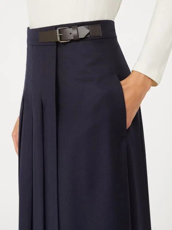 Max Mara Fastoso Pleated Midi Skirt