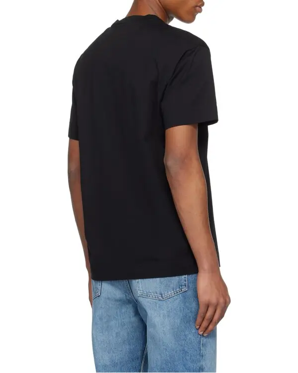 Givenchy Logo Embossed Crewneck T-shirt - Black
