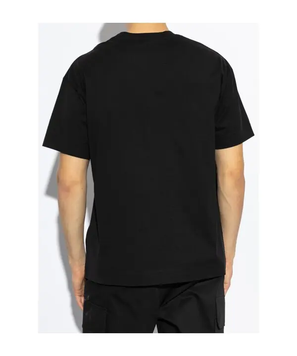 Givenchy Logo Embossed Crewneck T-shirt - Black
