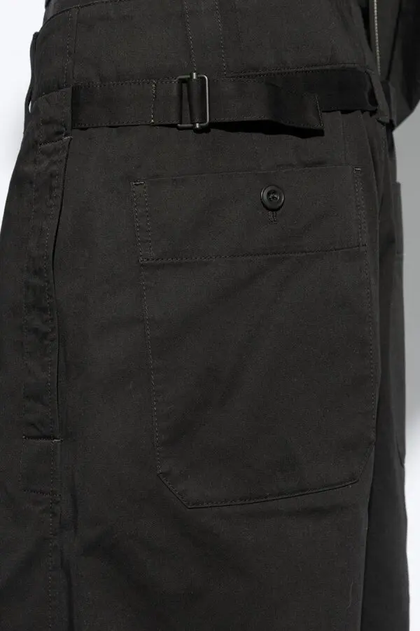 LEMAIRE Knee-length Tailored Shorts - Black