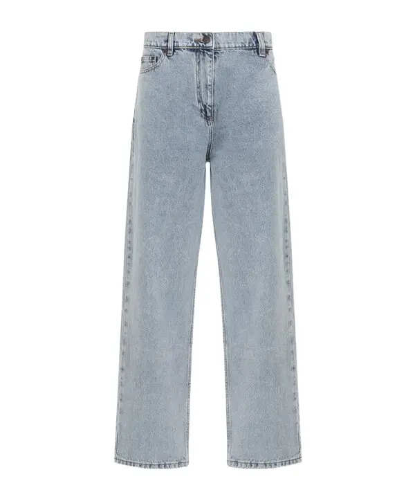 Magda Butrym Loose Leg Denim Jeans