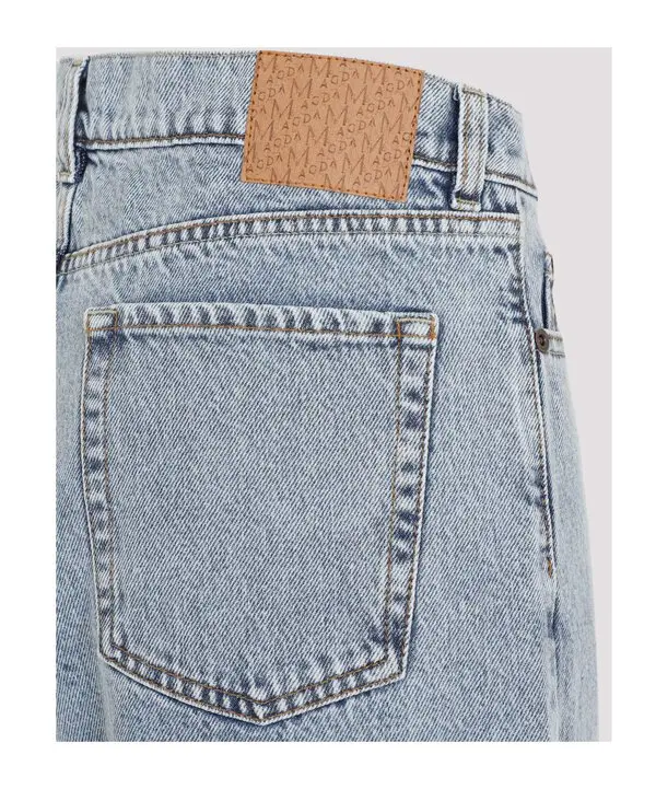 Magda Butrym Loose Leg Denim Jeans