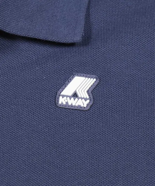 K-WAY Short-sleeved Polo Shirt - Blue