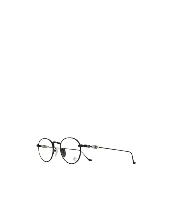 Chrome Hearts Logo Detail Eyeglasses - Black