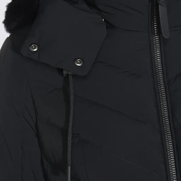 Mackage Hooded Jacket With Fur Trim