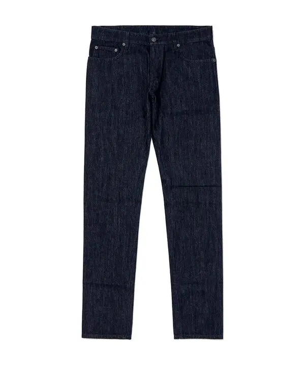 FERRAGAMO Belt Loop Denim Trousers - Black