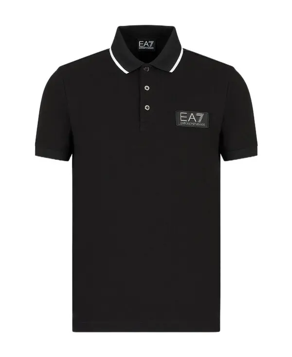 EA7 Logo-patch Cotton T-shirt