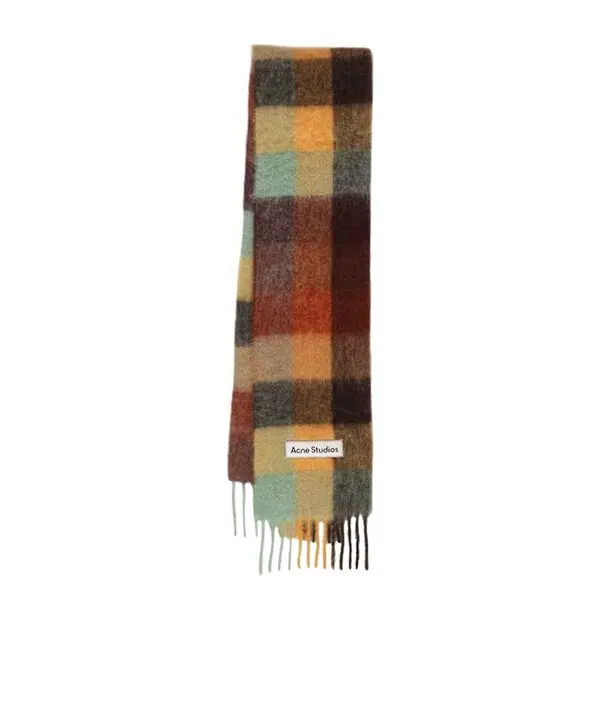 Acne Studios Vally Alpaca Blend Scarf - Brown