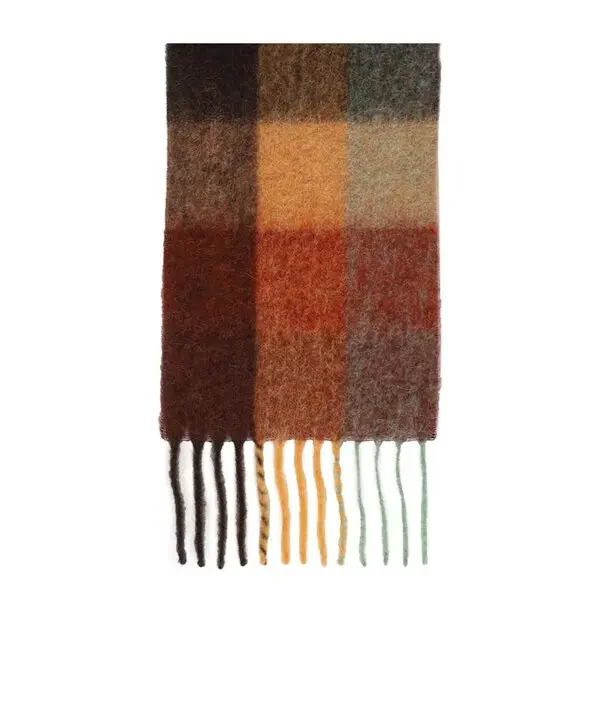 Acne Studios Vally Alpaca Blend Scarf - Brown