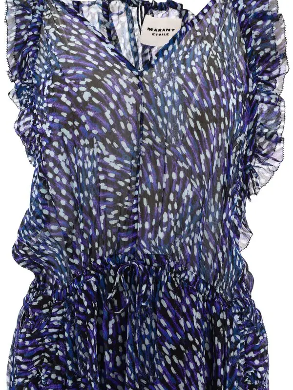 Isabel Marant Étoile Fadelo Sleeveless Printed Dress
