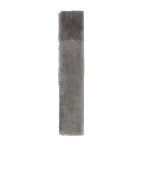TOTEME Shearling Tuxedo Scarf - Grey