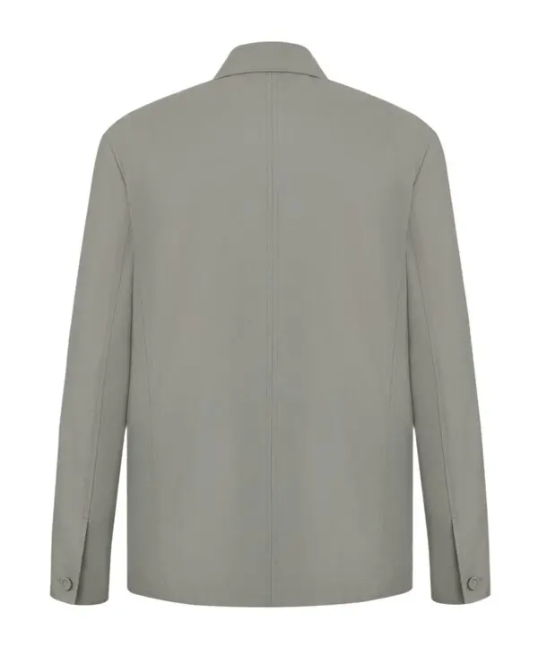 Dior Collared Button-up Jacket - Gray