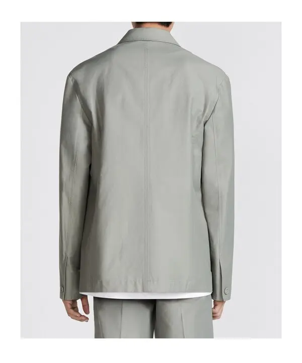 Dior Collared Button-up Jacket - Gray