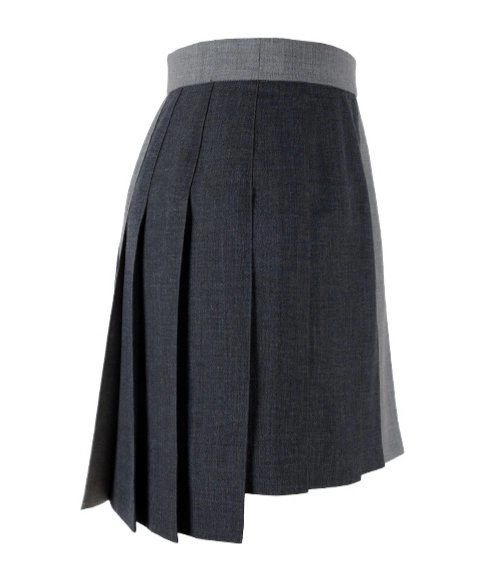 Thom Browne Rwb Striped Pleated Mini Skirt - No