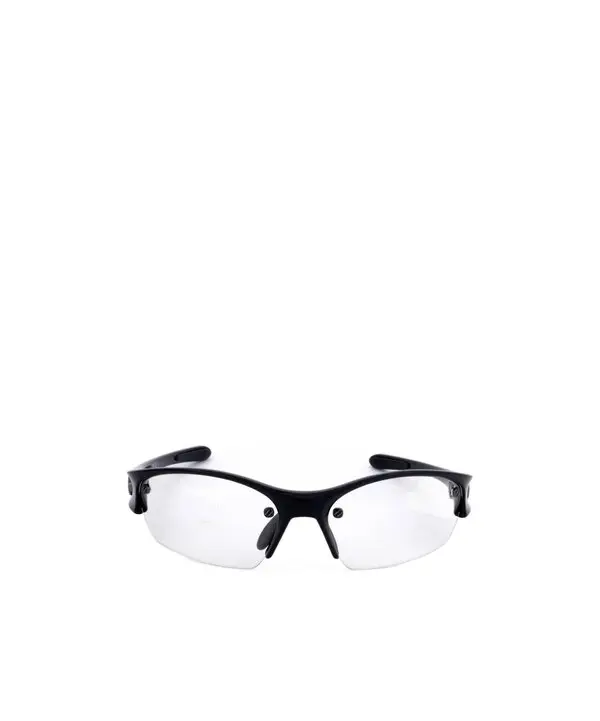 Zegna Rectangular Half-rim Eyeglasses - White