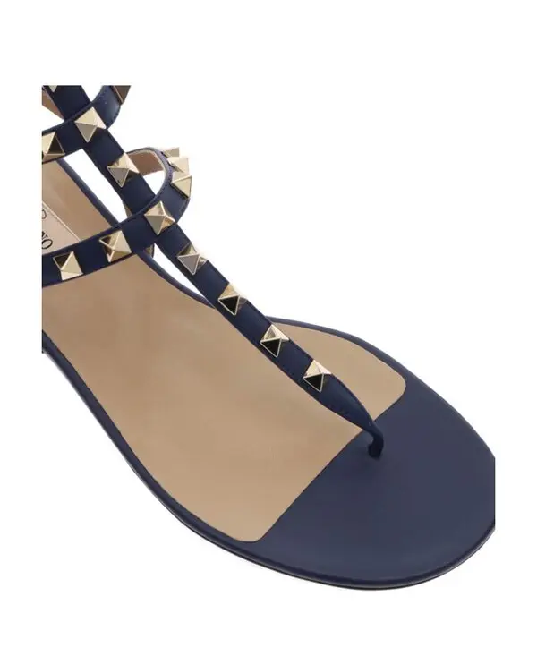 Valentino Garavani Rockstud Rivet Sandals - Black