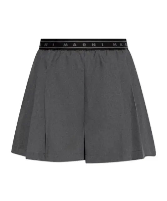 Marni Logo Waistband Shorts