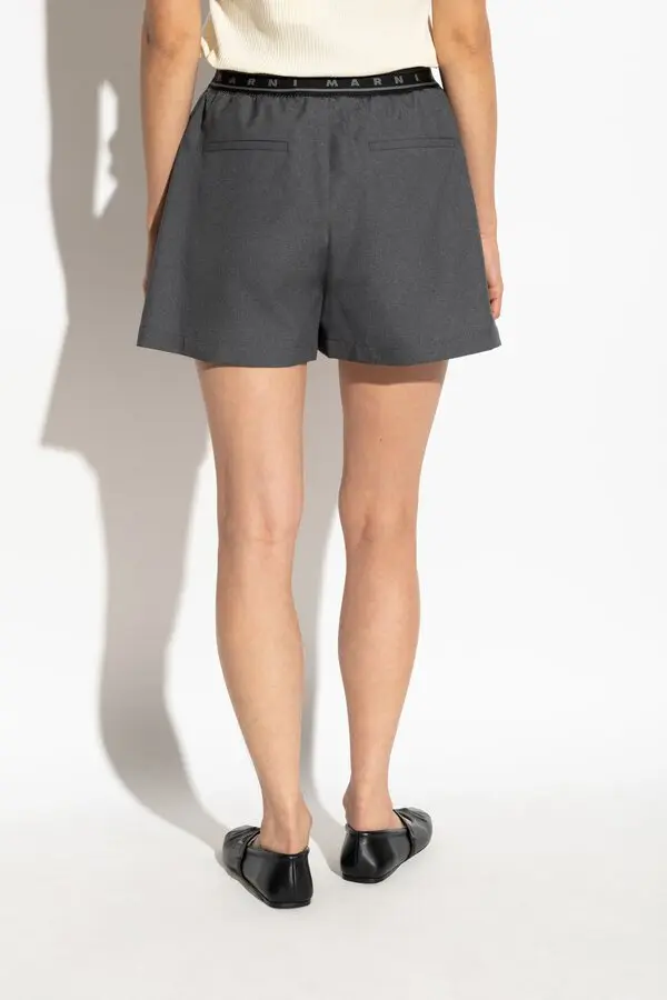 Marni Logo Waistband Shorts
